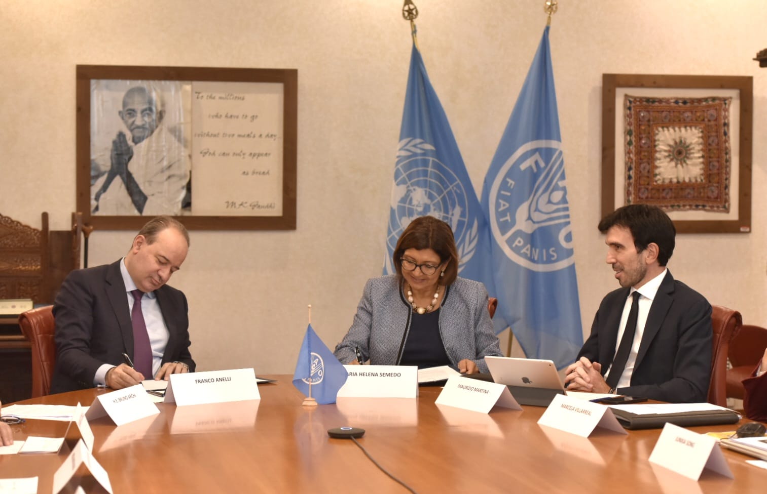 FAO and SACRU explore means for collaboration - Sacru Alliance