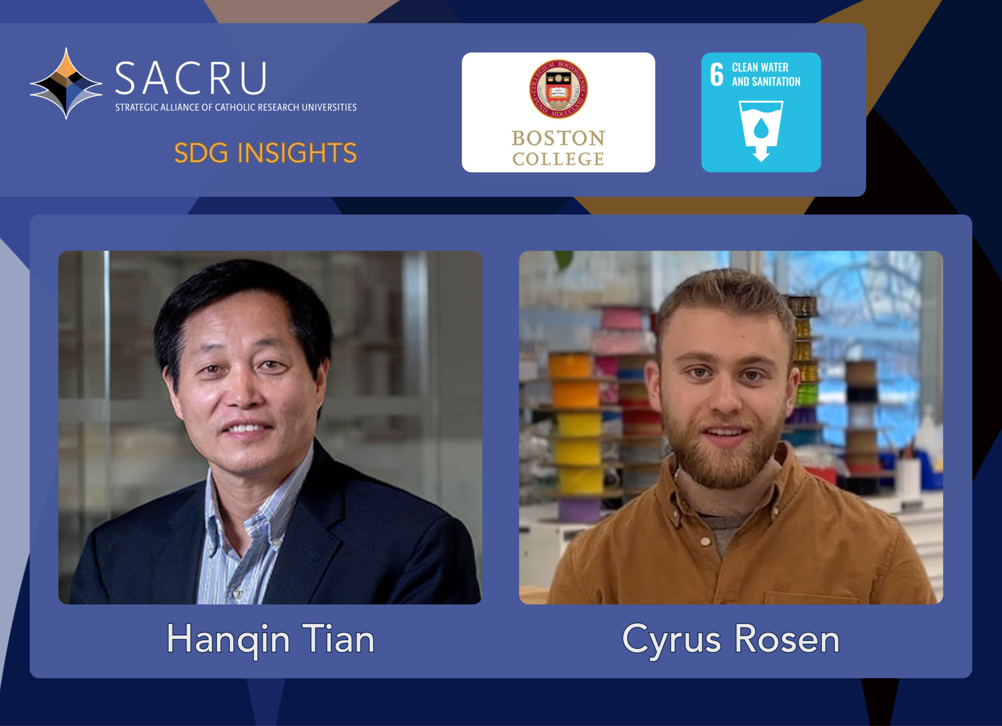 Advancing Sustainable Water Management and Global Sanitation - Sacru ...